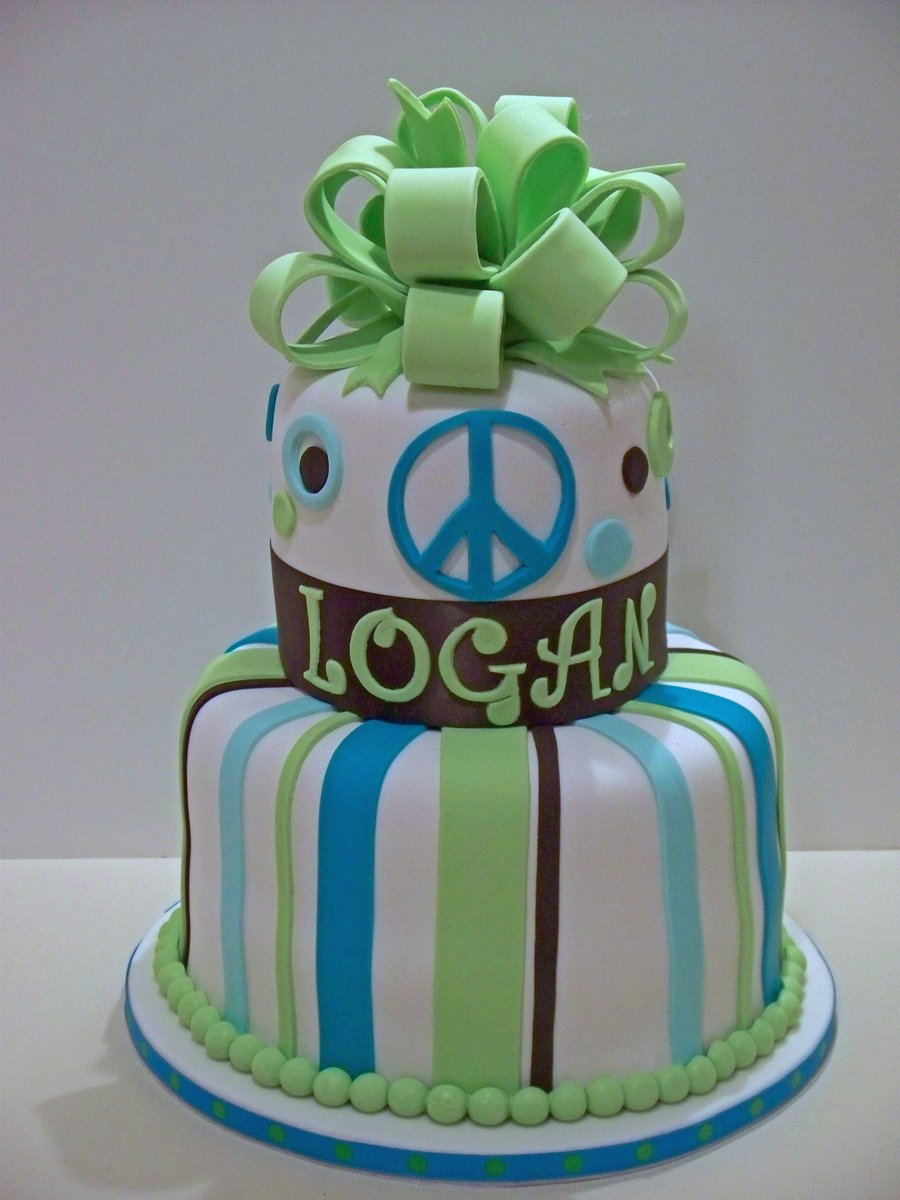 Peace Out Birthday Cake - CakeCentral.com