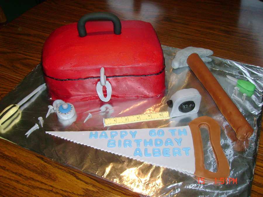 Birthday Cake Tool Box And Tools - CakeCentral.com