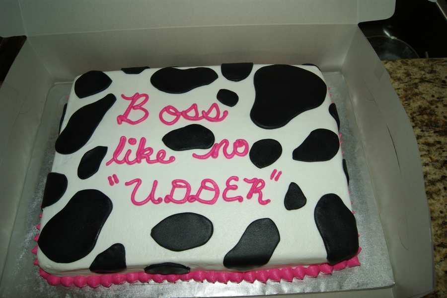 Boss Appreciation - CakeCentral.com
