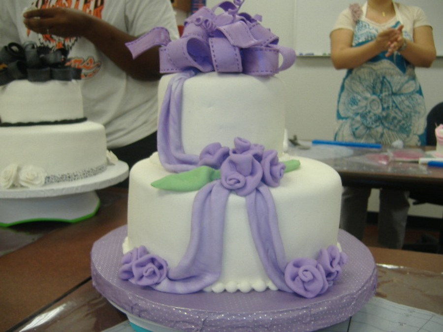 Fondant Draping - CakeCentral.com
