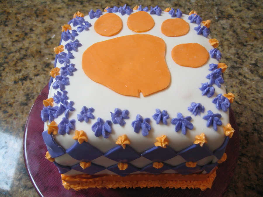 Clemson Cake - CakeCentral.com