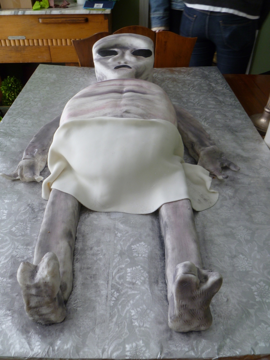 Alien Autopsy Cake - CakeCentral.com