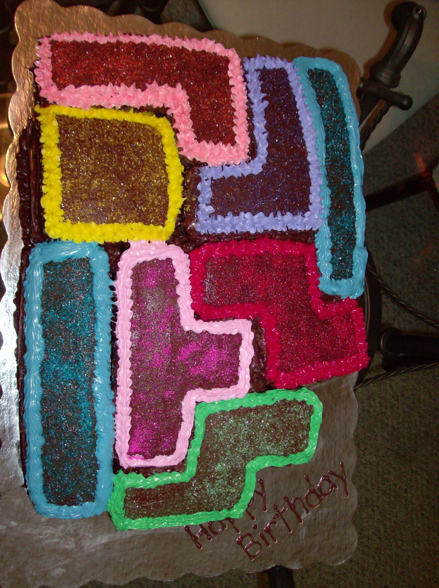 Tetris Cake - CakeCentral.com