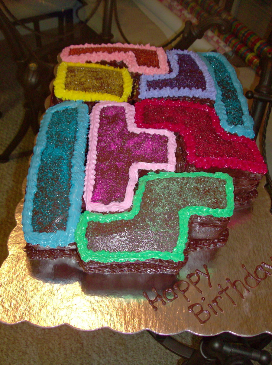 Tetris Cake - CakeCentral.com