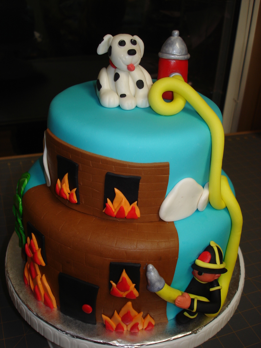 Firefighter Cake - CakeCentral.com
