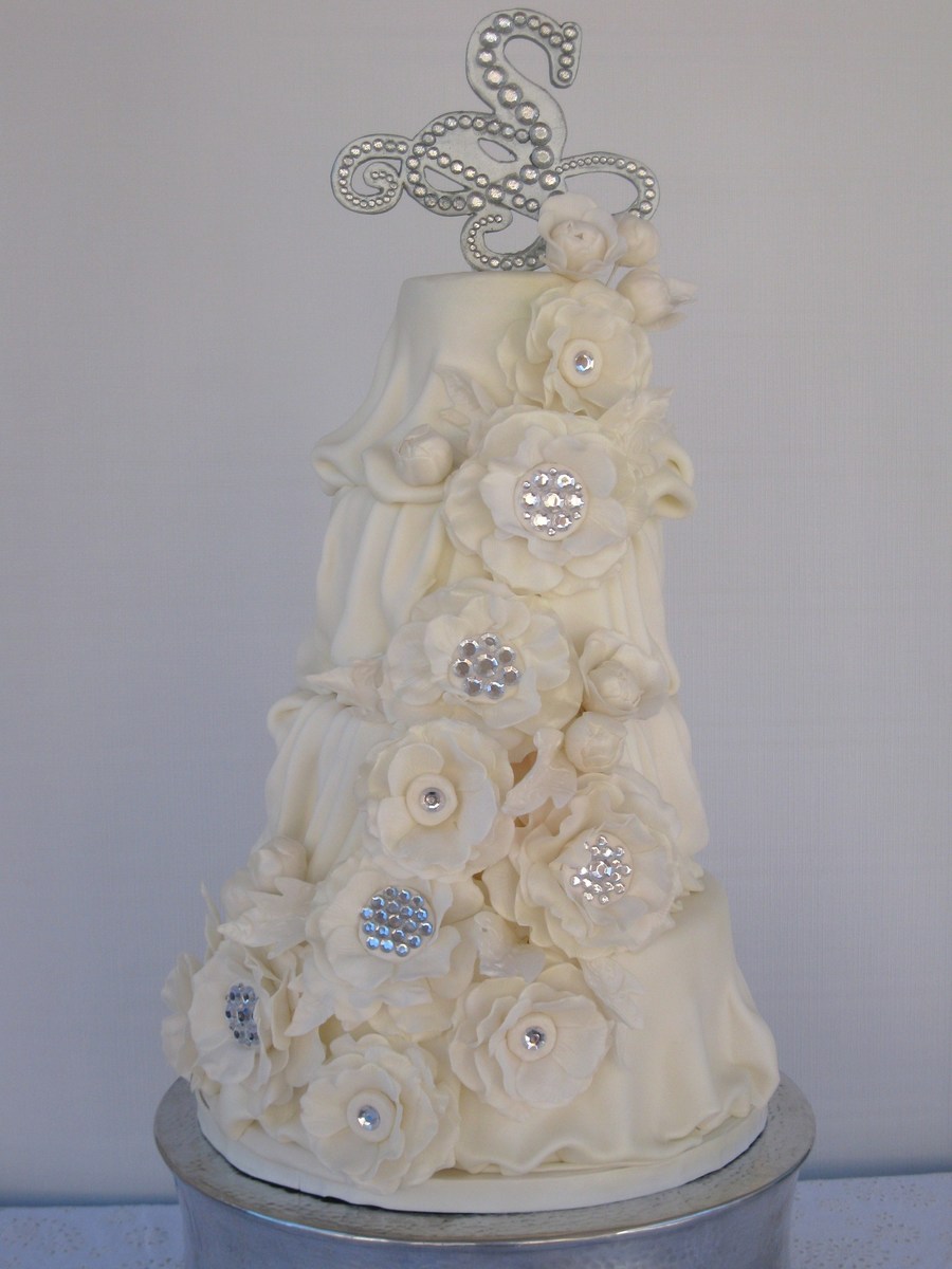 Satin And Jewel Cake - CakeCentral.com