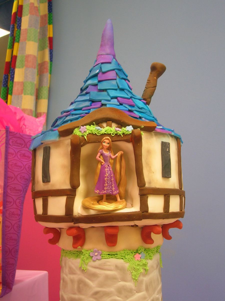 Tangled Tower Cake - CakeCentral.com