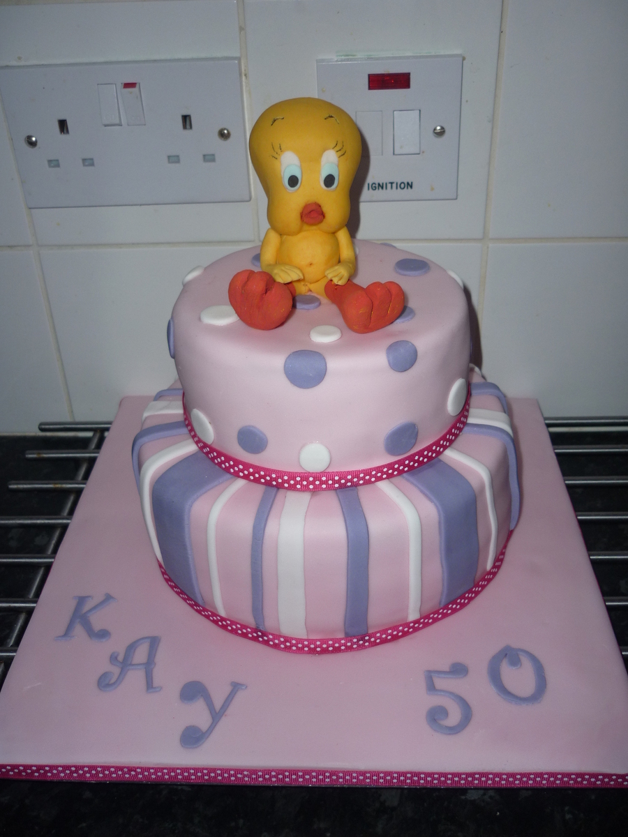 Tweety Pie Cake - CakeCentral.com