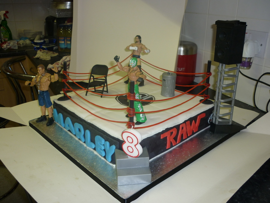 Wwe Wrestling Cake - CakeCentral.com