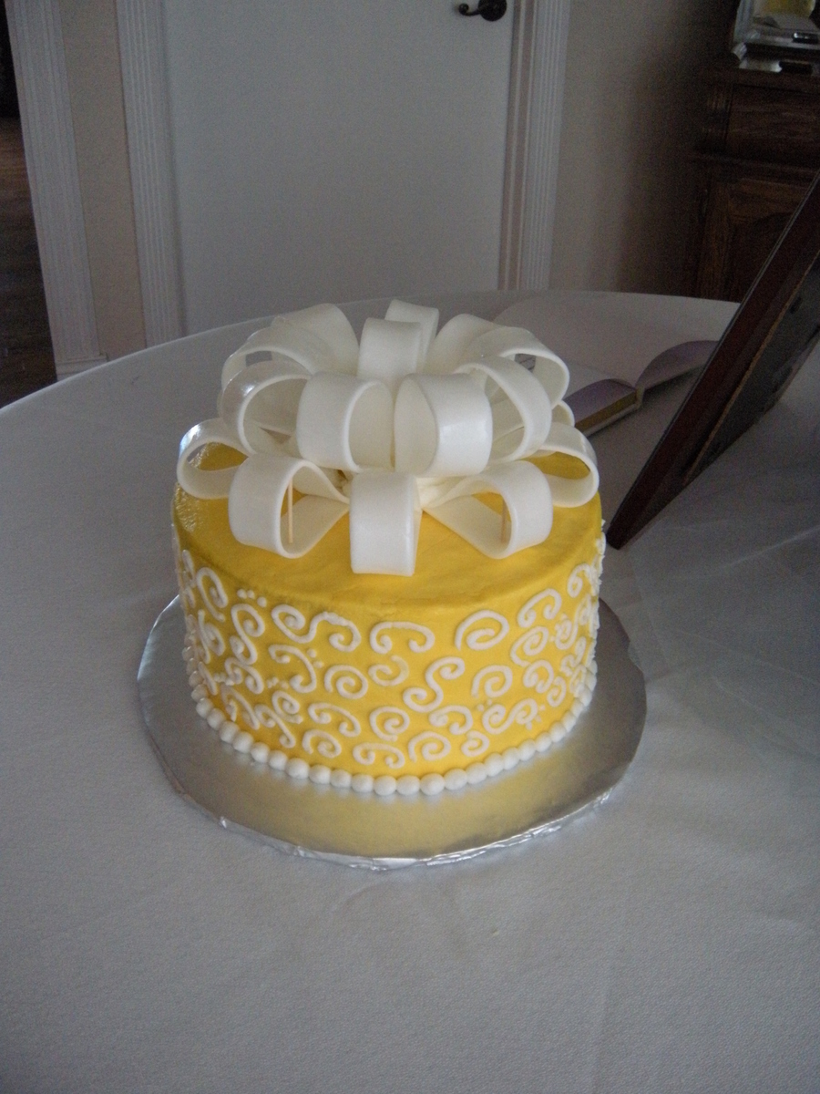 Yellow Shower Cake - CakeCentral.com