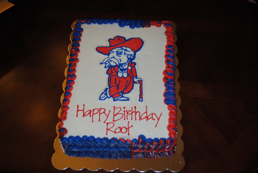 Ole Miss Rebel - CakeCentral.com