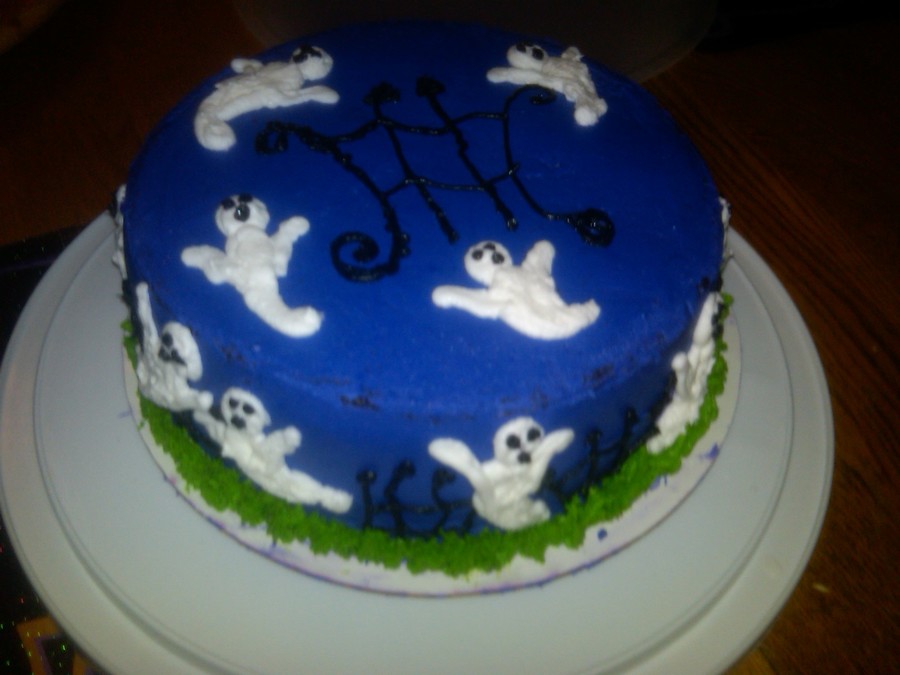 Halloween Ghost Cake - CakeCentral.com