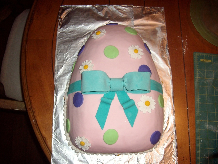 Huge Easter Egg! - CakeCentral.com