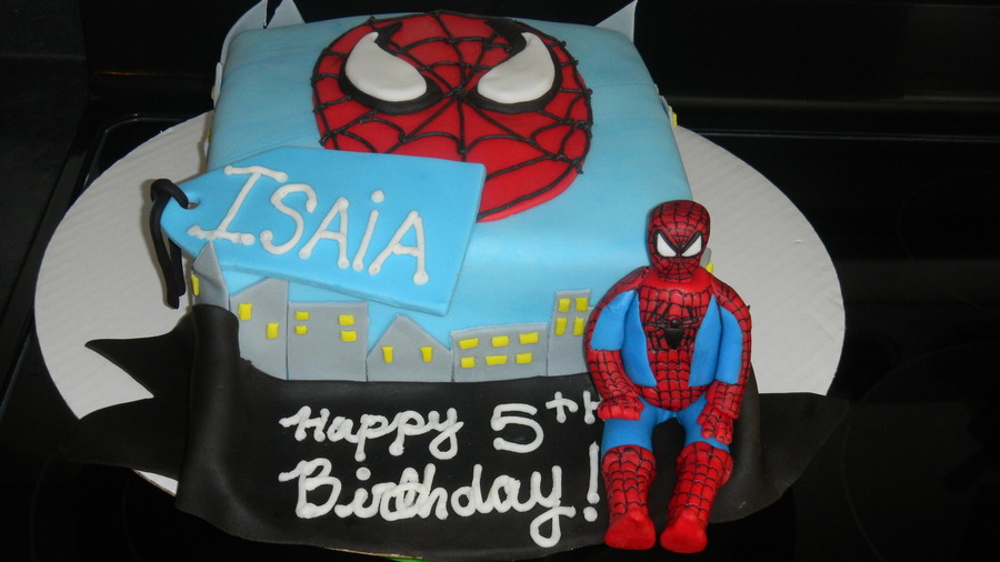 Spiderman Cake - CakeCentral.com