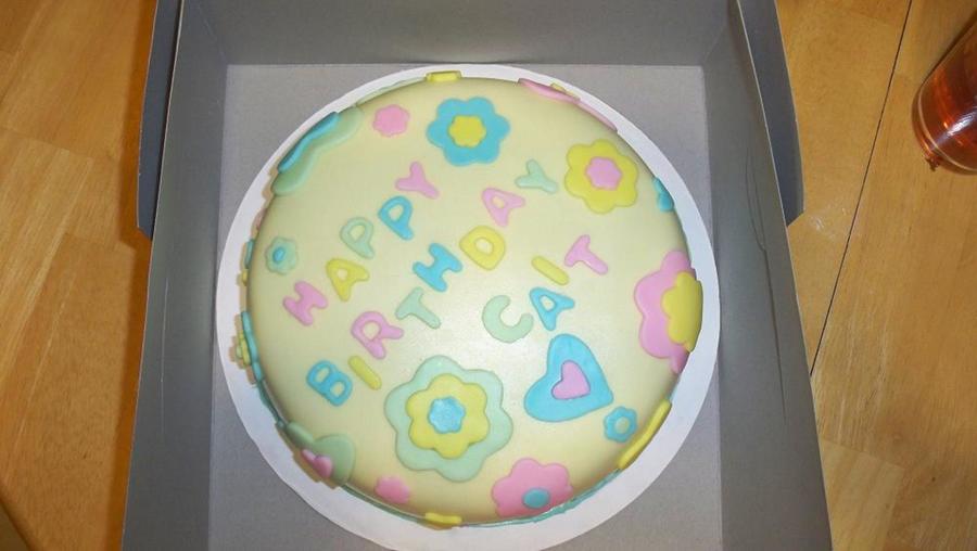 Beginner Birthday Cake - CakeCentral.com