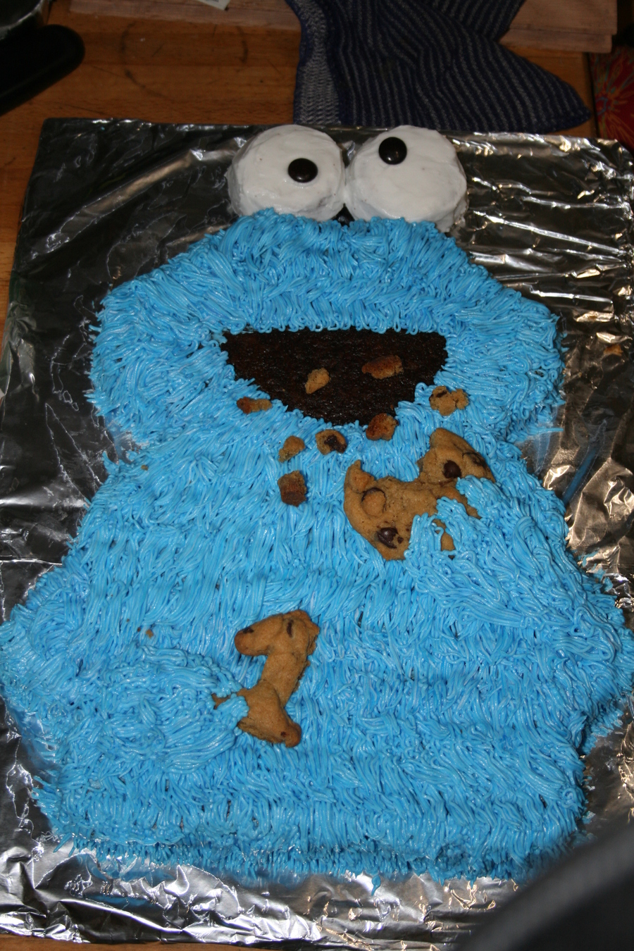 Cookie Monster Cake - CakeCentral.com