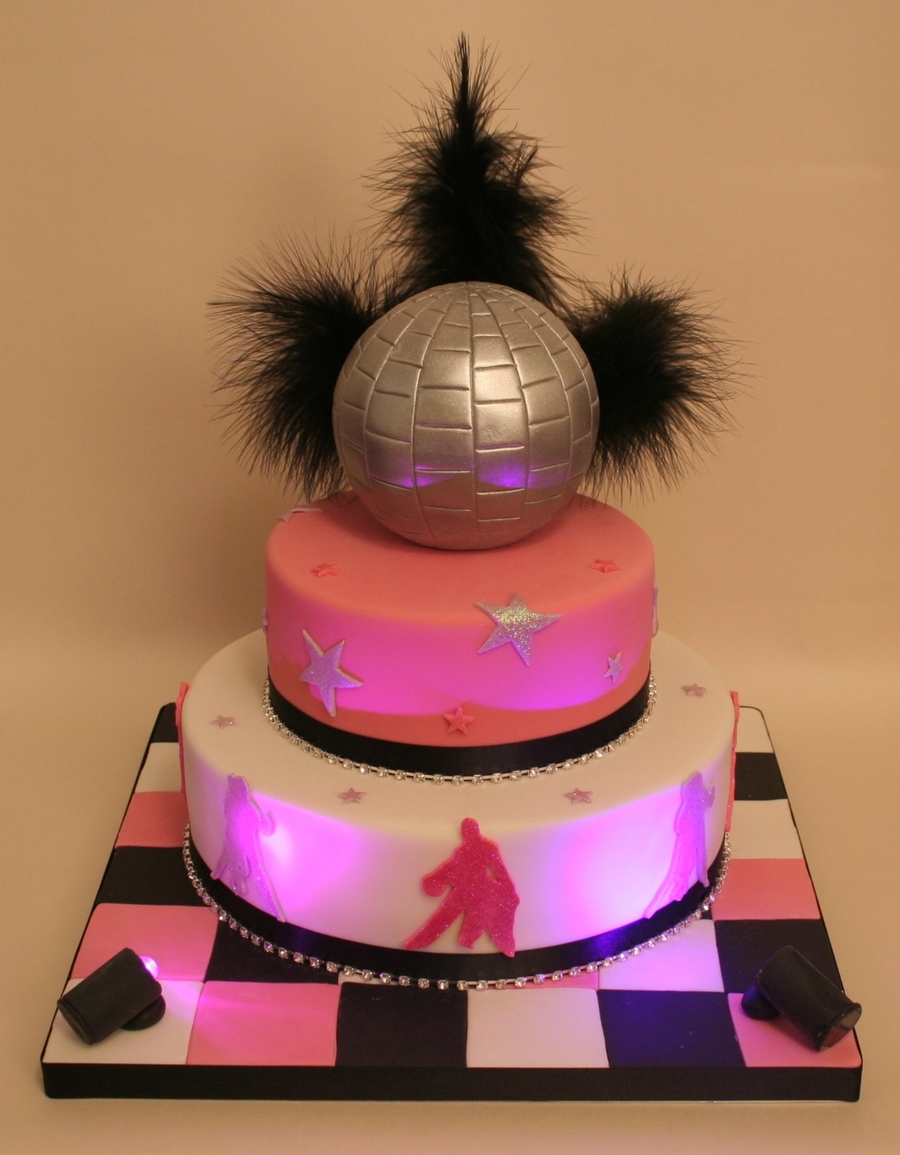 Disco Ball Cake - CakeCentral.com