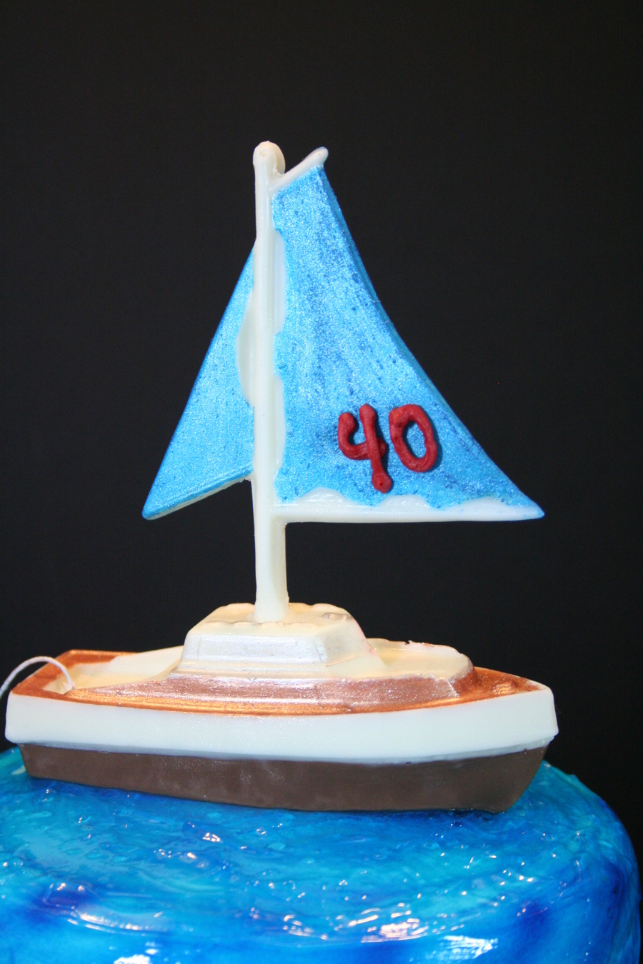 Nautical 40Th Birthday Cake - CakeCentral.com