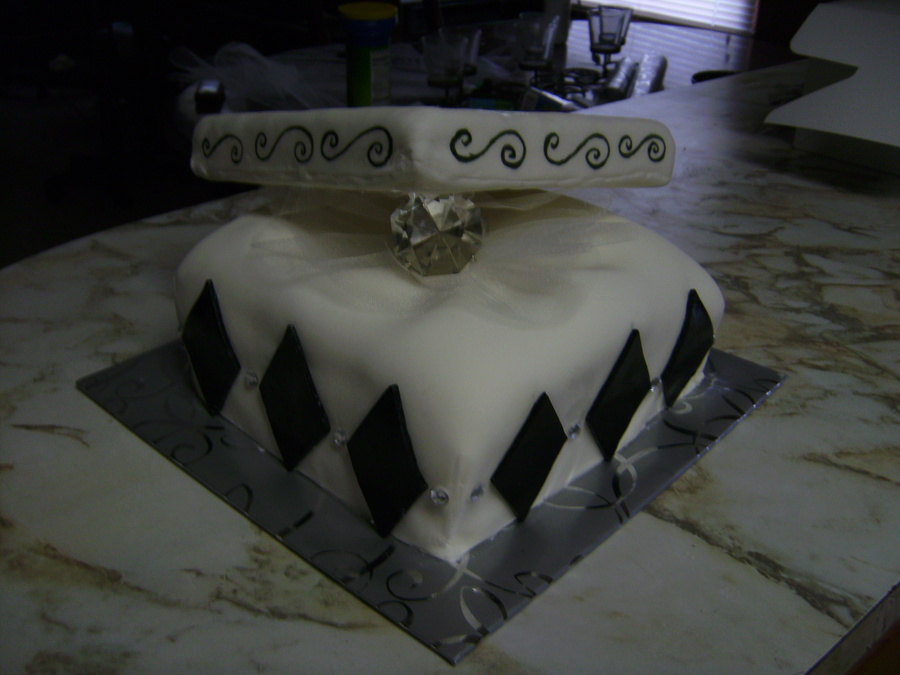 Ring Box Cake - CakeCentral.com