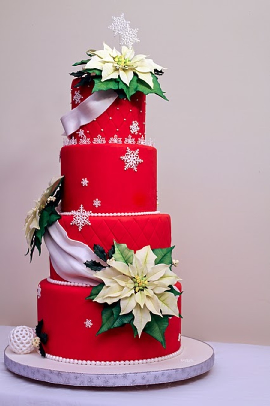 Holiday Cake - CakeCentral.com