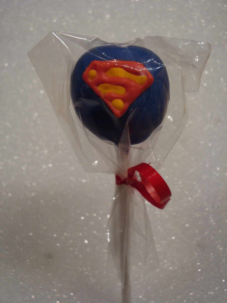 Superman Cake Pops - CakeCentral.com