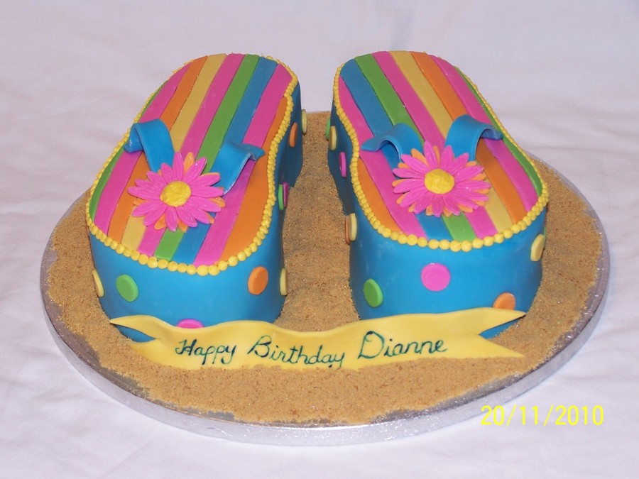 Flip Flop Cake - CakeCentral.com