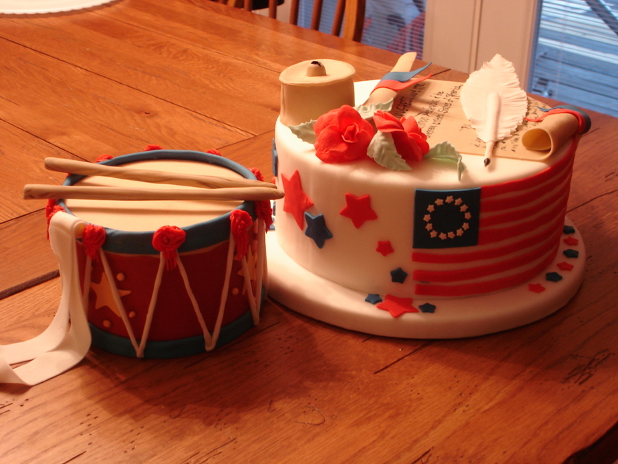 Declaration Of Independence Cake - CakeCentral.com