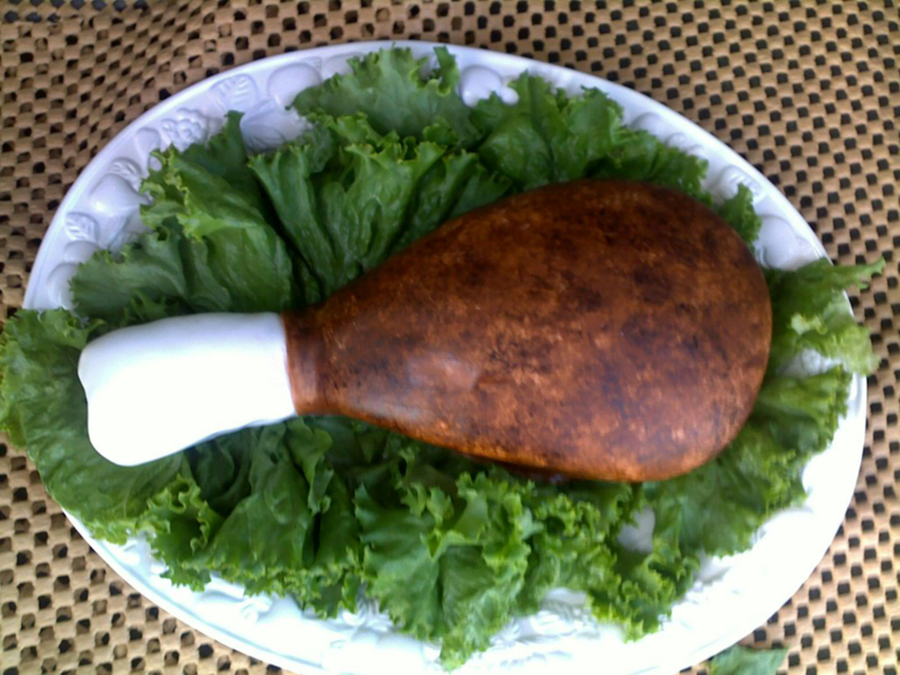 Turkey Leg Cake - CakeCentral.com