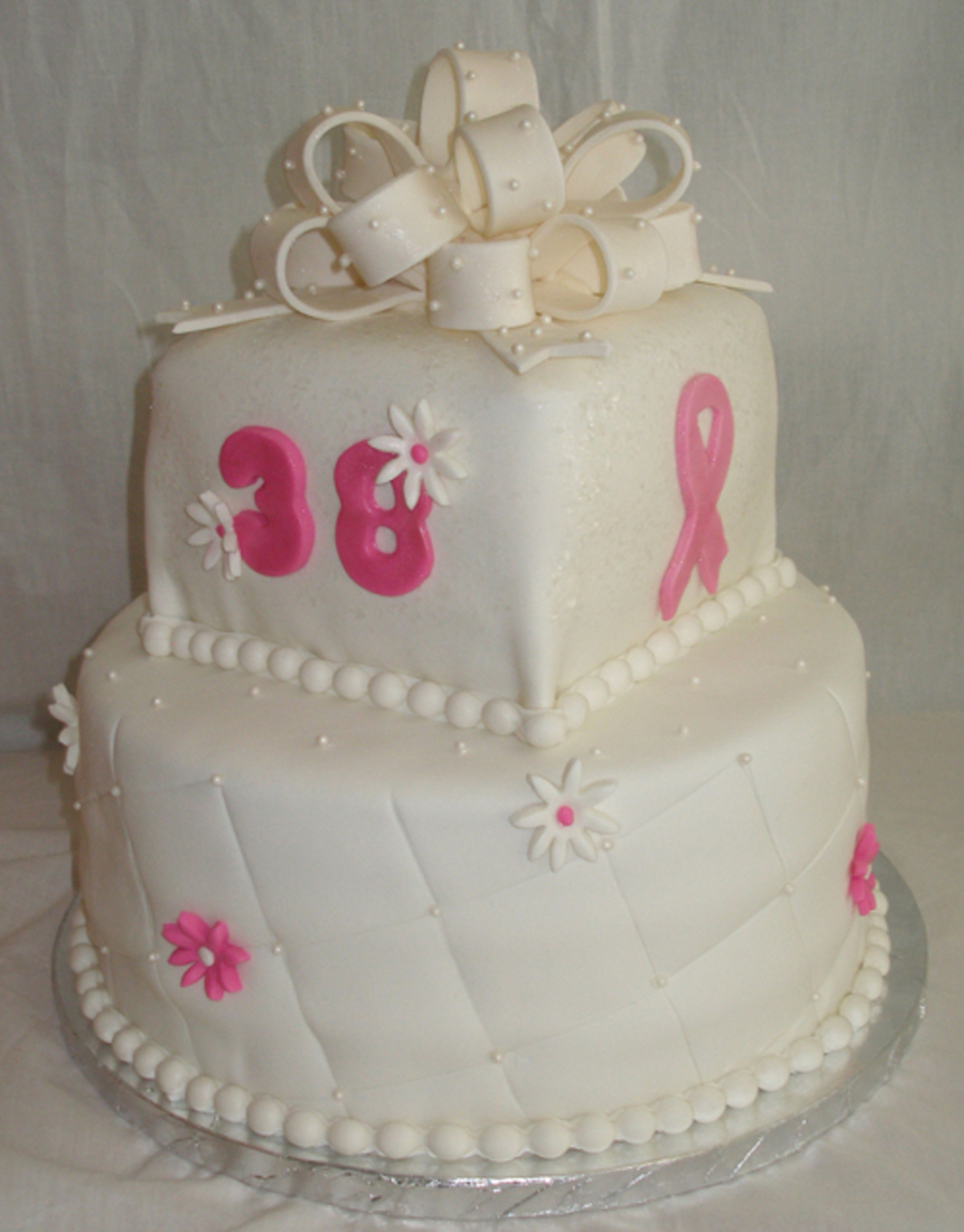 Anniversary & Cancer Free Cake - CakeCentral.com