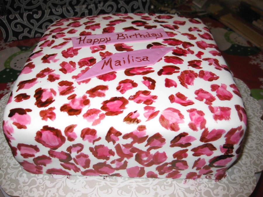 Cheetah - CakeCentral.com