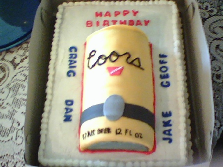 Coors Cake - CakeCentral.com