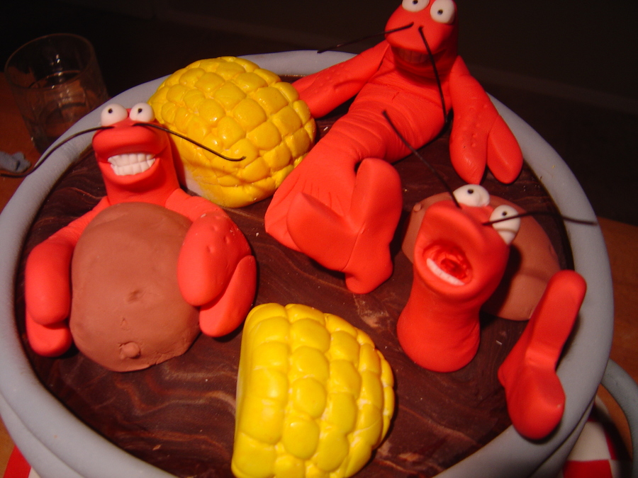 Crawfish Boil Cake - CakeCentral.com