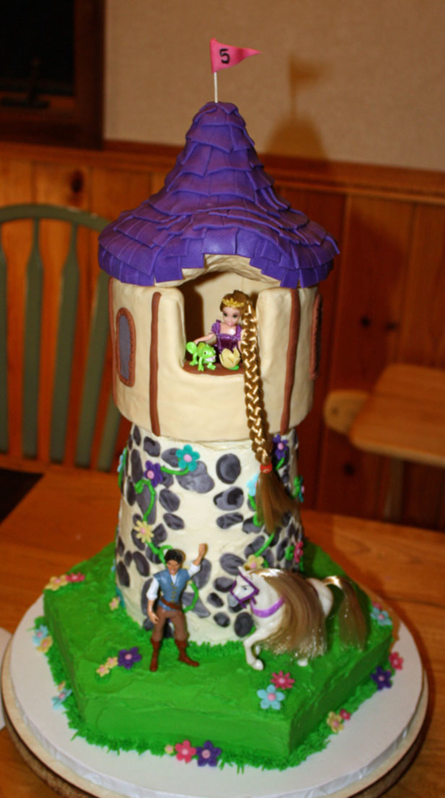 Tangled Tower Cake - CakeCentral.com