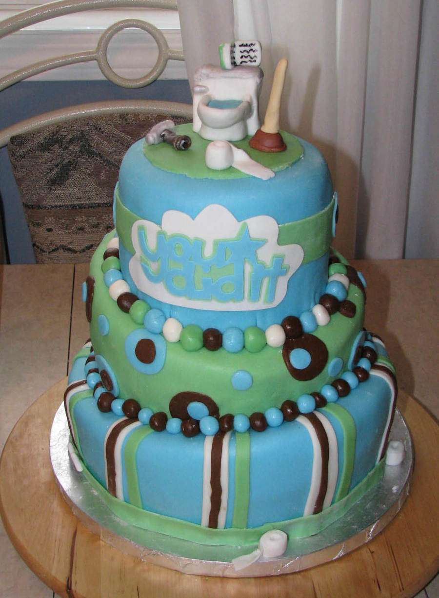 Plumber Graduation Cake - CakeCentral.com