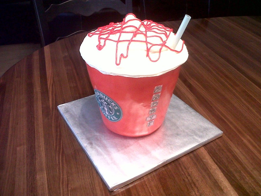 Passion Tea Starbucks Cake - CakeCentral.com