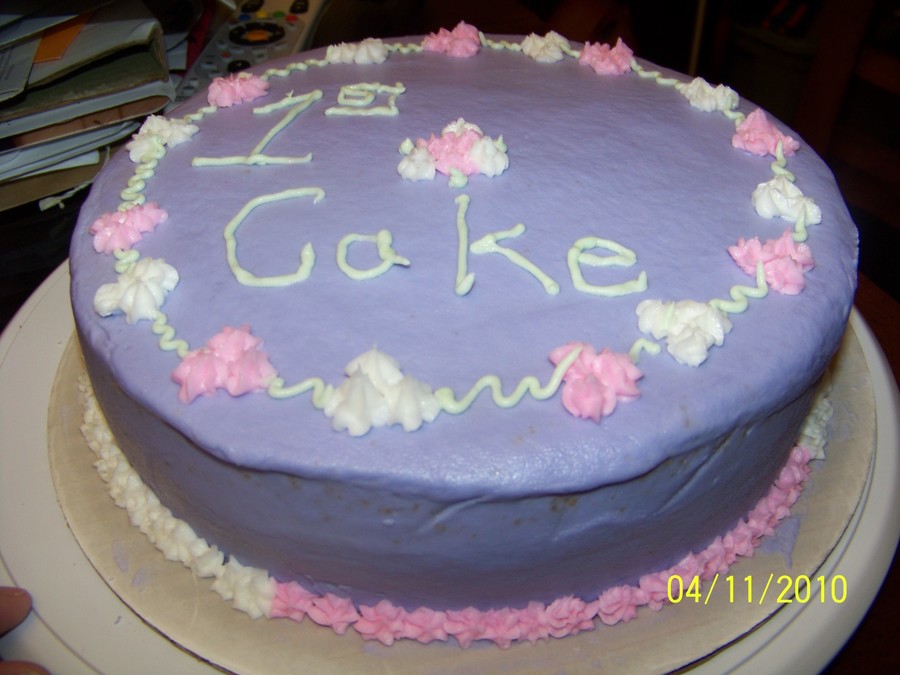 First Decorated Cake - CakeCentral.com