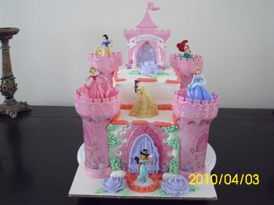 Disney Princess Signature Castle Cake - CakeCentral.com