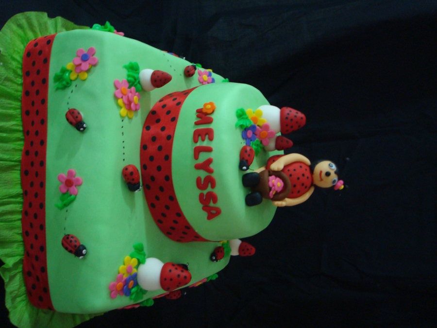 Ladybug Cake - CakeCentral.com