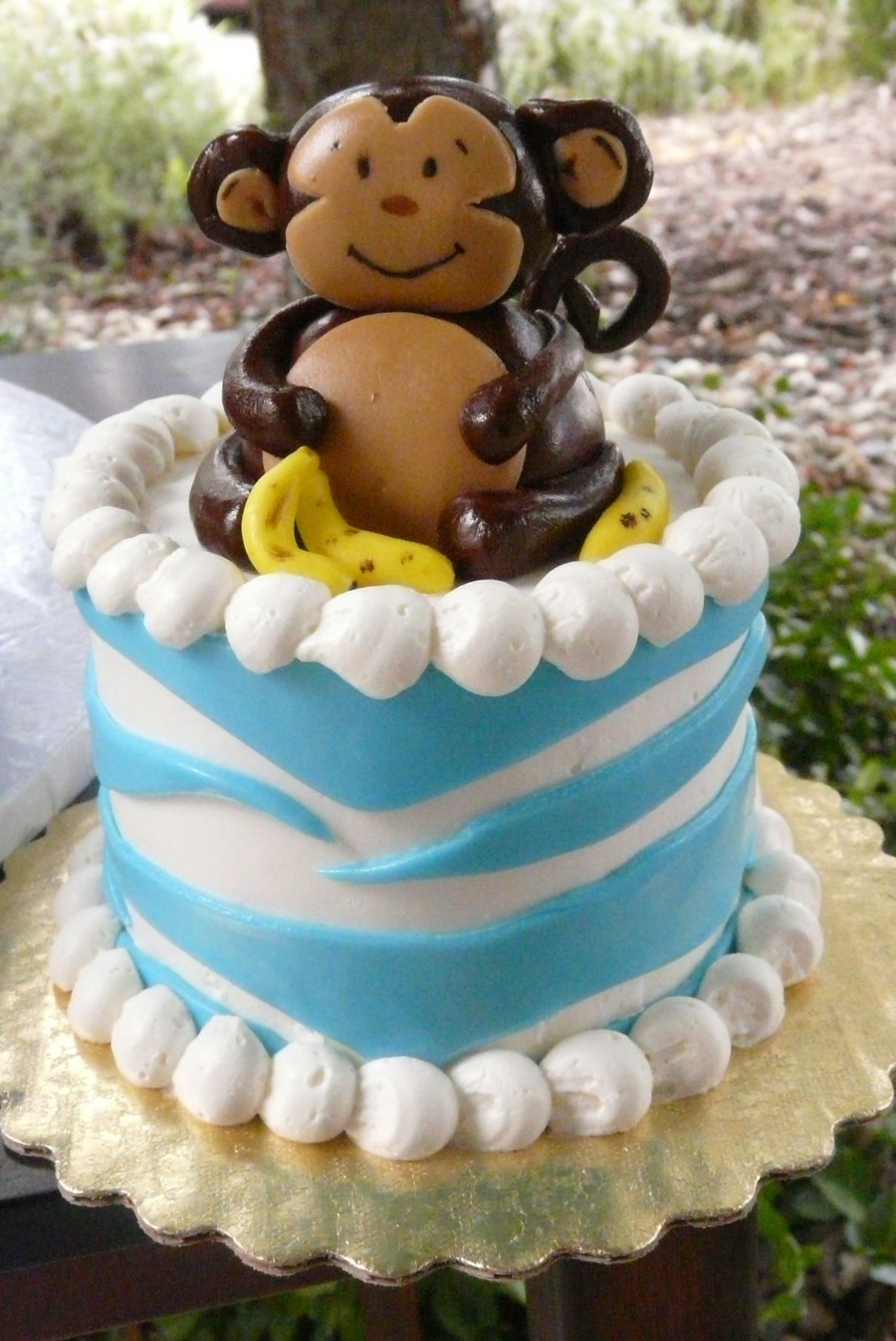 Smash Cake For Momma's Little Monkey! - CakeCentral.com