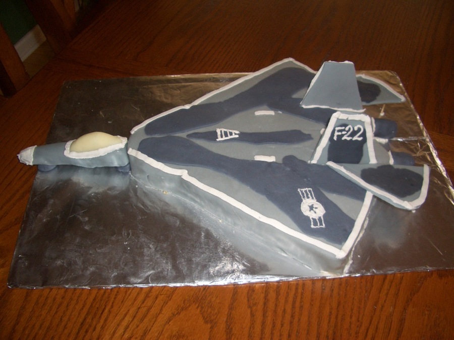 F22 Birthday Cake - CakeCentral.com