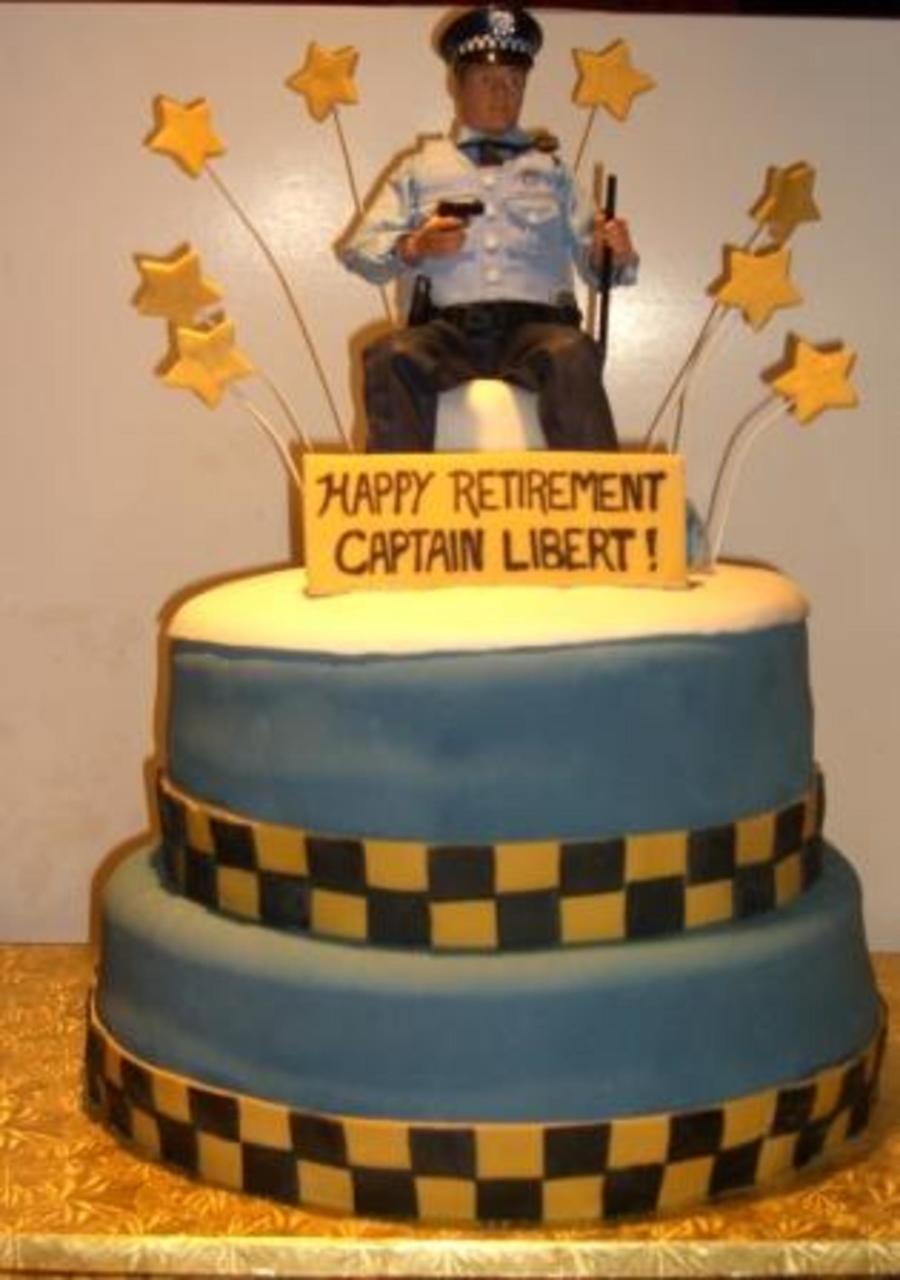 Chicago Police Retirement Cake - CakeCentral.com