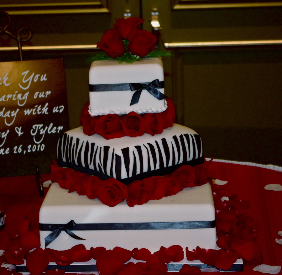 Zebra Themed Cake - CakeCentral.com