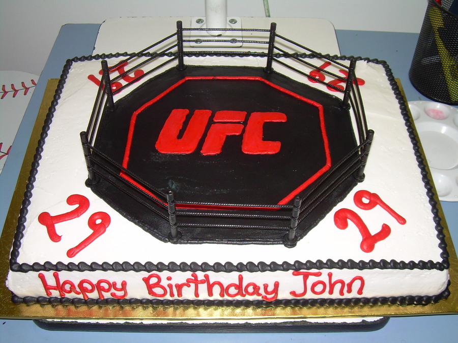 Ufc Birthday - CakeCentral.com