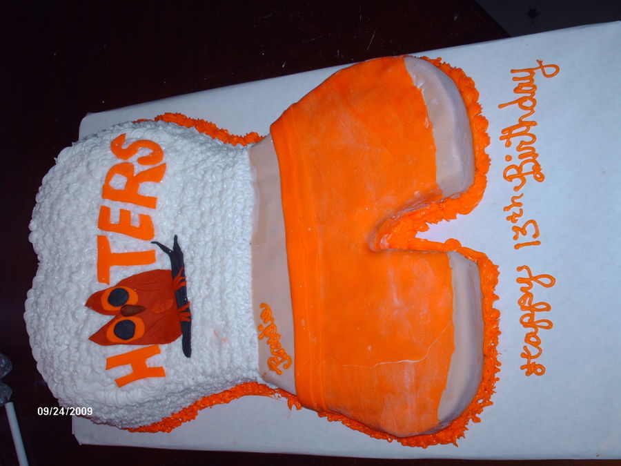 Hooters Cake - CakeCentral.com