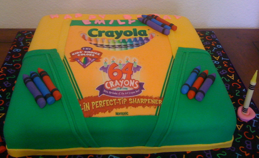 Crayola Cake - CakeCentral.com
