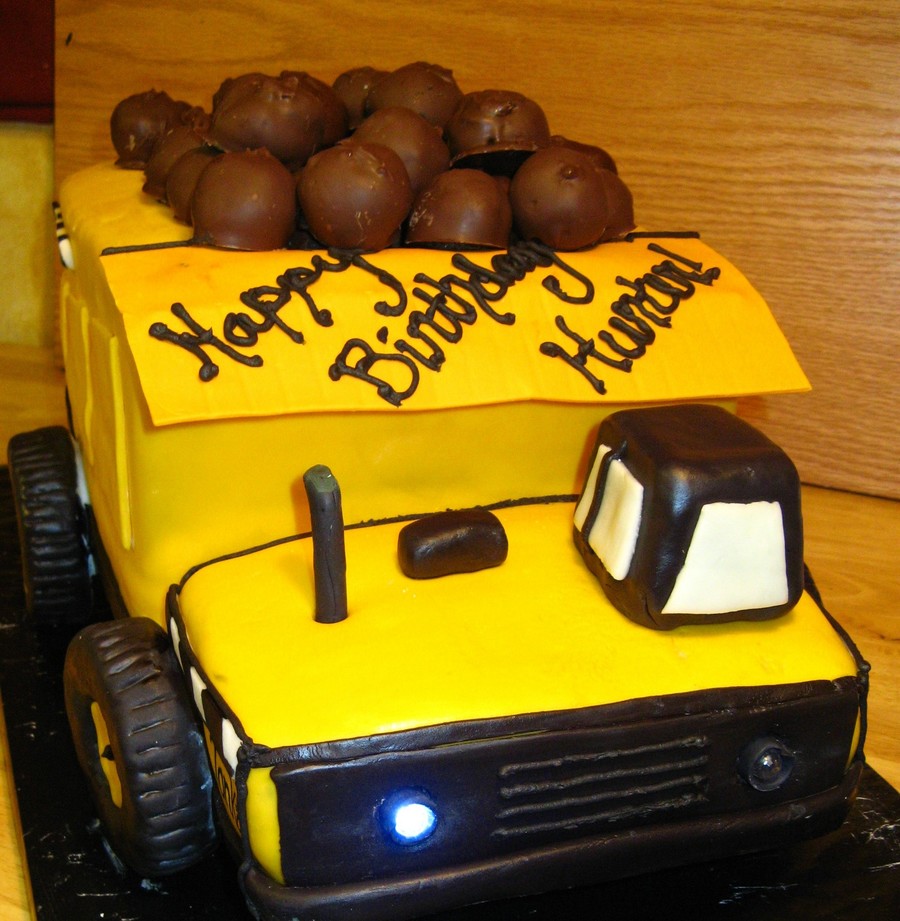 Tonka Dump Truck - CakeCentral.com