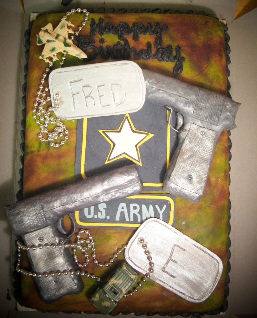 Army Theme - CakeCentral.com