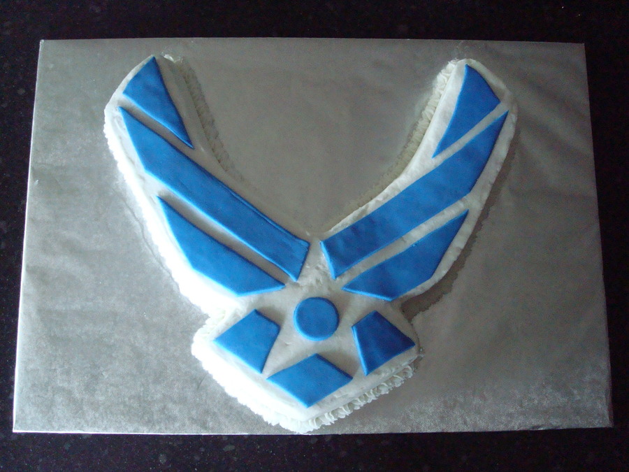 Air Force Logo Cake - CakeCentral.com