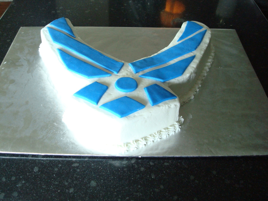 Air Force Logo Cake - CakeCentral.com