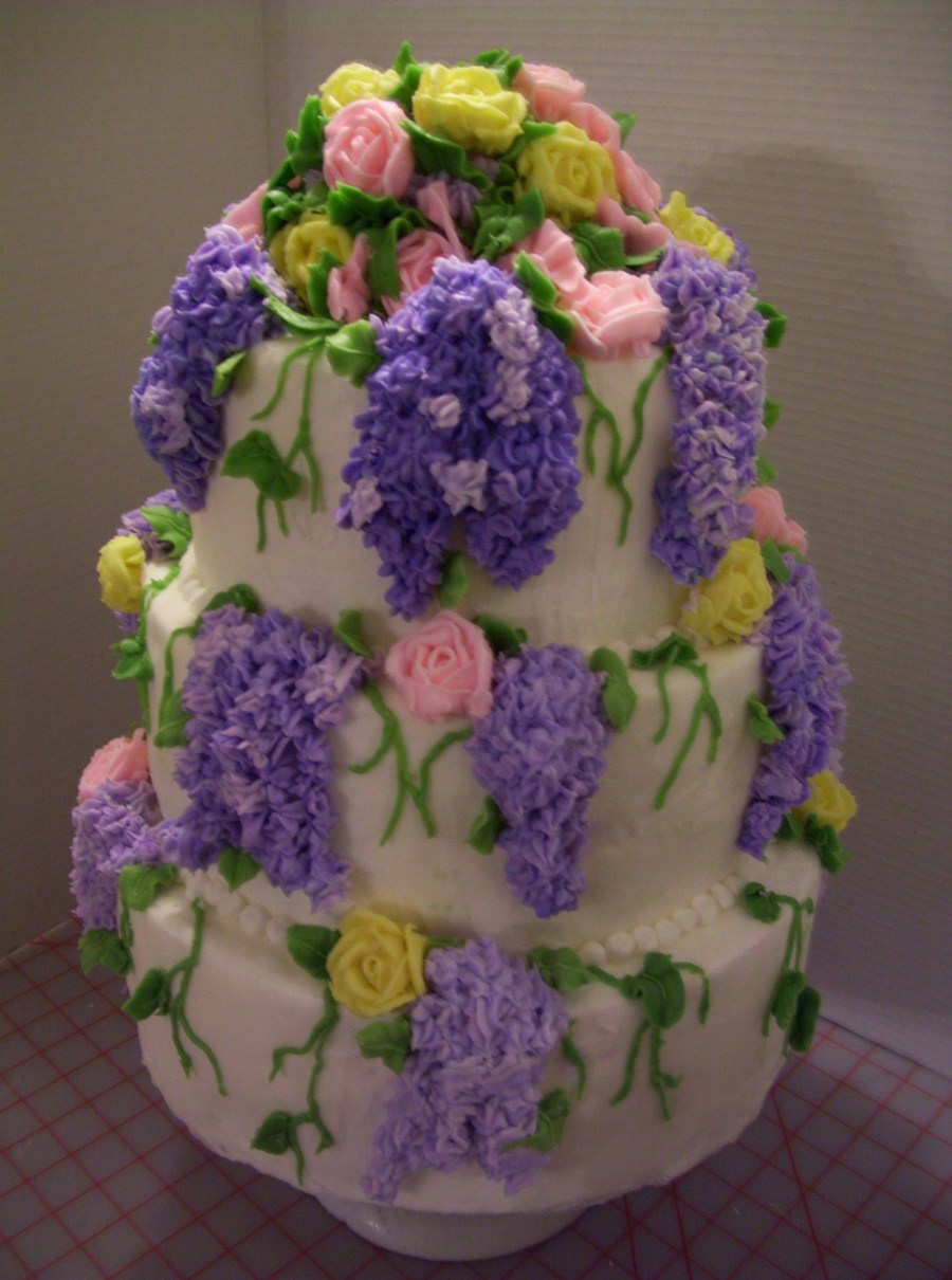 Spring Flower Cake - CakeCentral.com